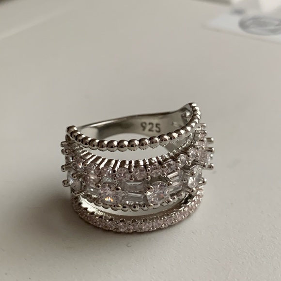 Jewelry | Luxury S925 Ring White Sapphire | Poshmark